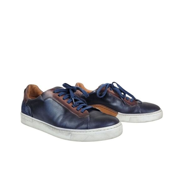 Magnanni | Shoes | Magnanni Amadeo Navy Blue Low Top Leather Suede ...